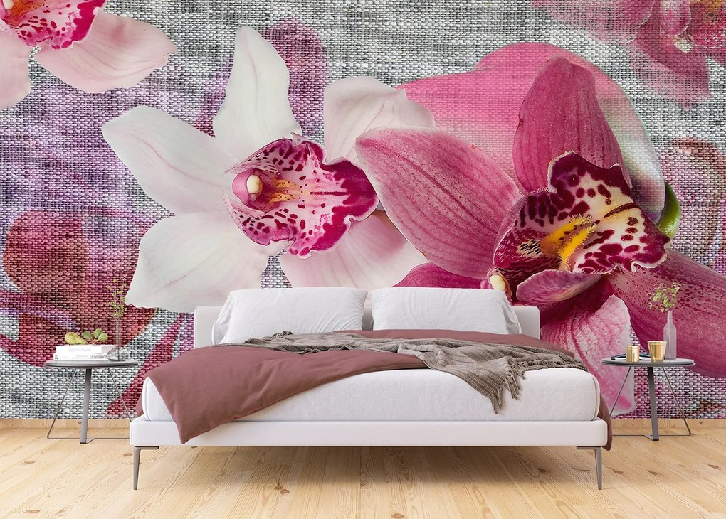 Fototapeta na míru Smyslné Orchideje | Vliesová fototapeta na zed' | DFTNXXL1148