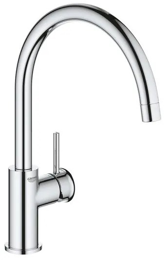 Grohe BauClassic Dřezová otočná baterie, chrom 31234001