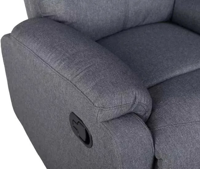 LuxuryForm DESIGN Televizní křeslo CARLOS s polohováním - šedé
