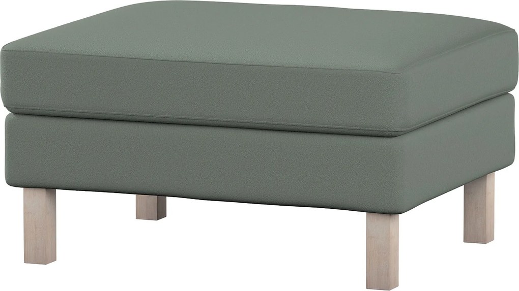 Potah na podnožku IKEA Karlstad barva zelená látka pletený vzor