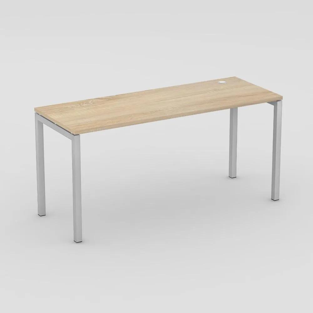Kancelářský stůl REA PLAY RP-SPK-1600-stříbrná Dekor: NAVARRA