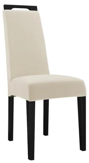 Jídelní židle JK79, Barva dřeva: černá, Potah: Magic Velvet 2225