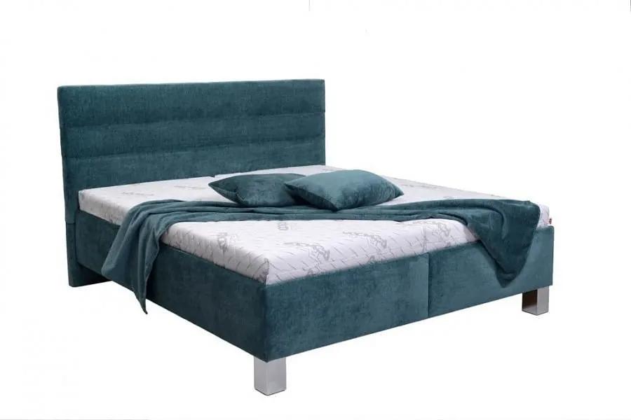 Pohoda Čalouněná postel WENDY s úložným prostorem a volně loženou matrací | Látka: Afro 7,Šířka matrace: 180 cm