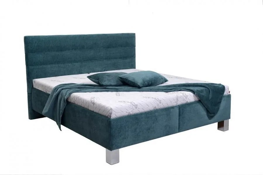 Pohoda Čalouněná postel WENDY s úložným prostorem a volně loženou matrací | Šířka matrace: 160 cm,Látka: Katie 4