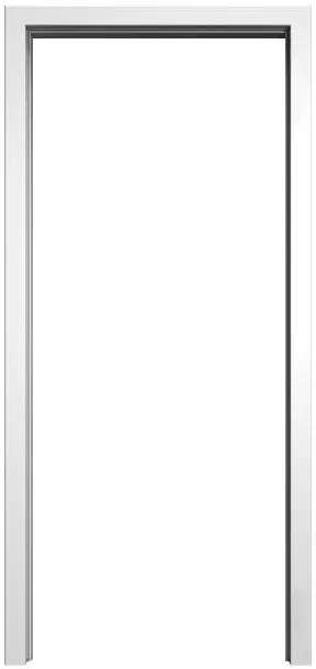 Zárubeň NORMAL pro celoskleněné dveře - CPL LAMINÁT - Bílá perla Průchozí šířka (cm): 110, Průchozí výška (cm): 197