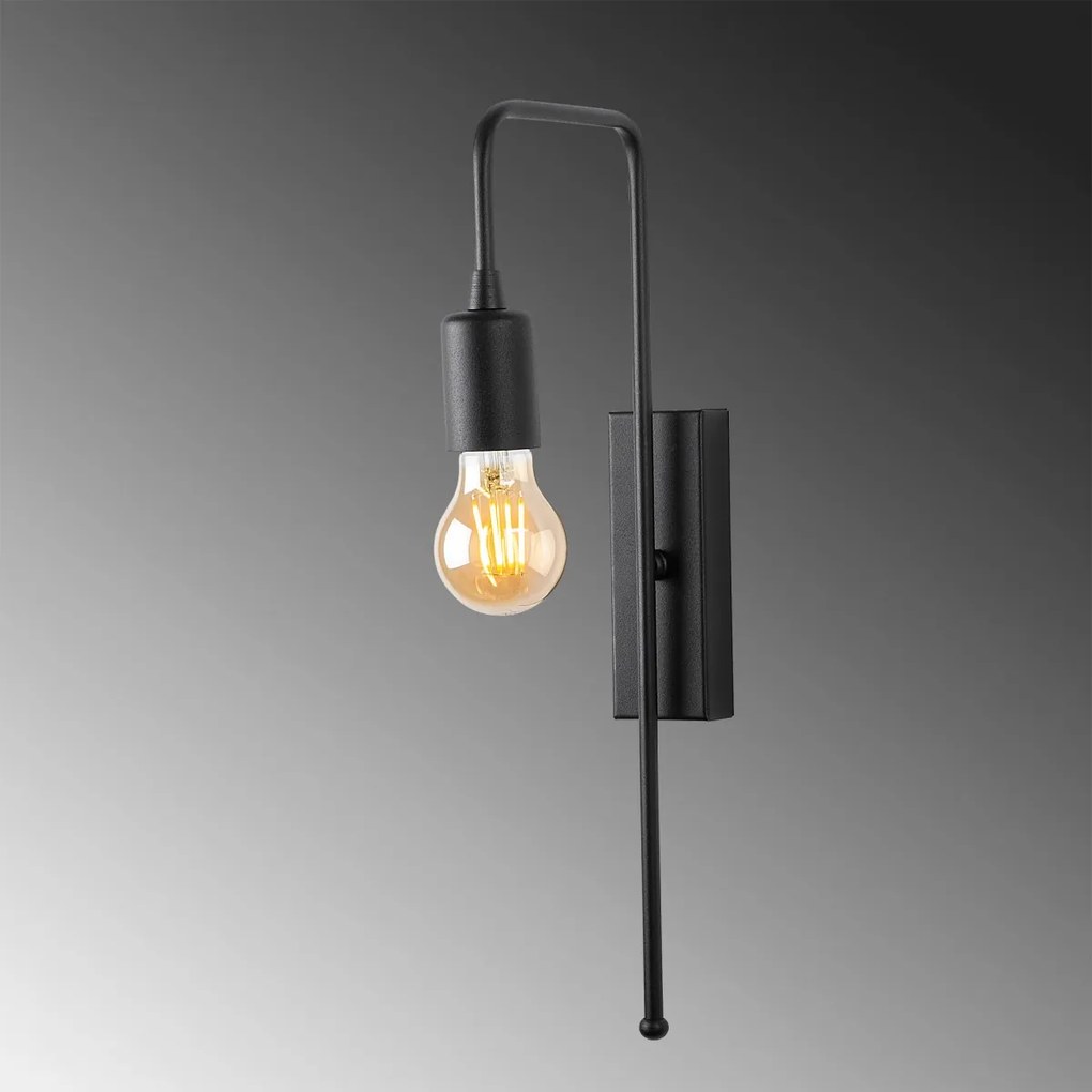 Nástěnná lampa Mum černá