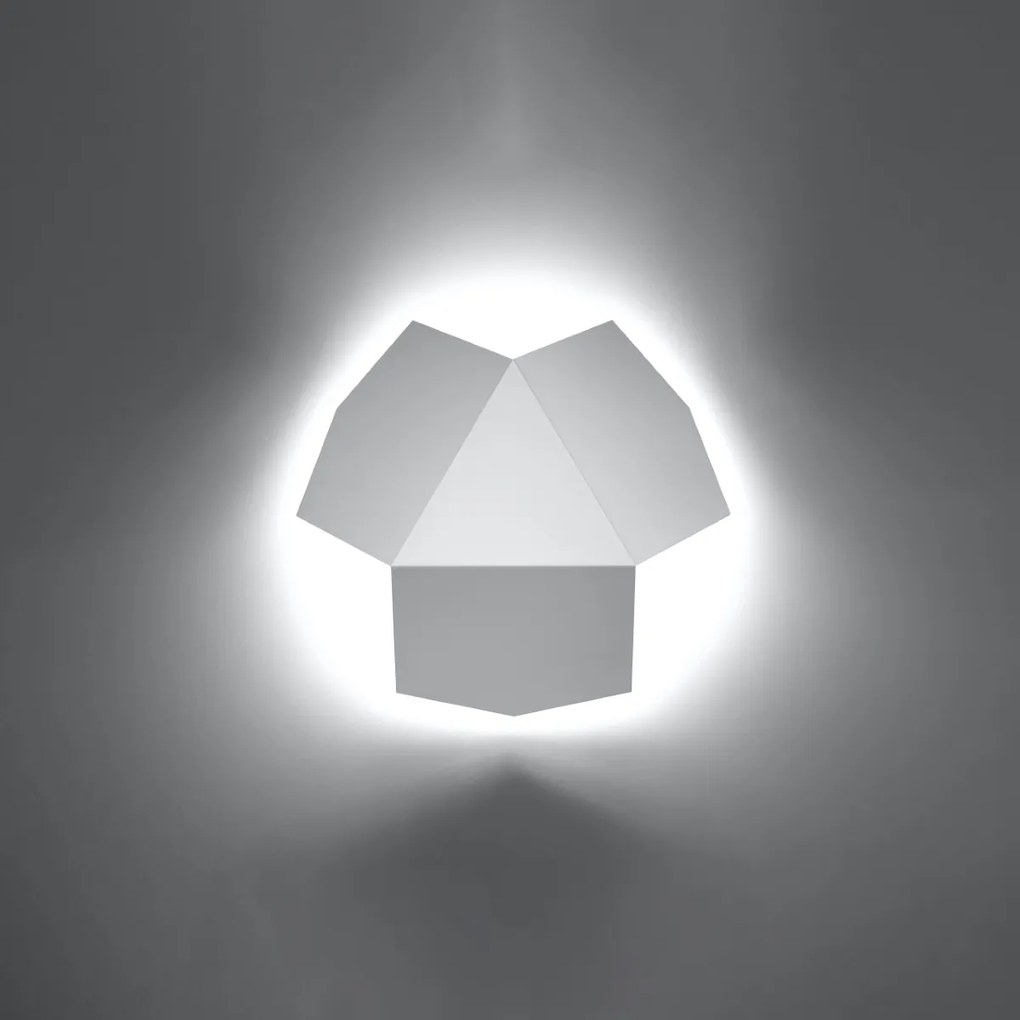 Sollux Lighting Nástěnná lampa TRE bílá