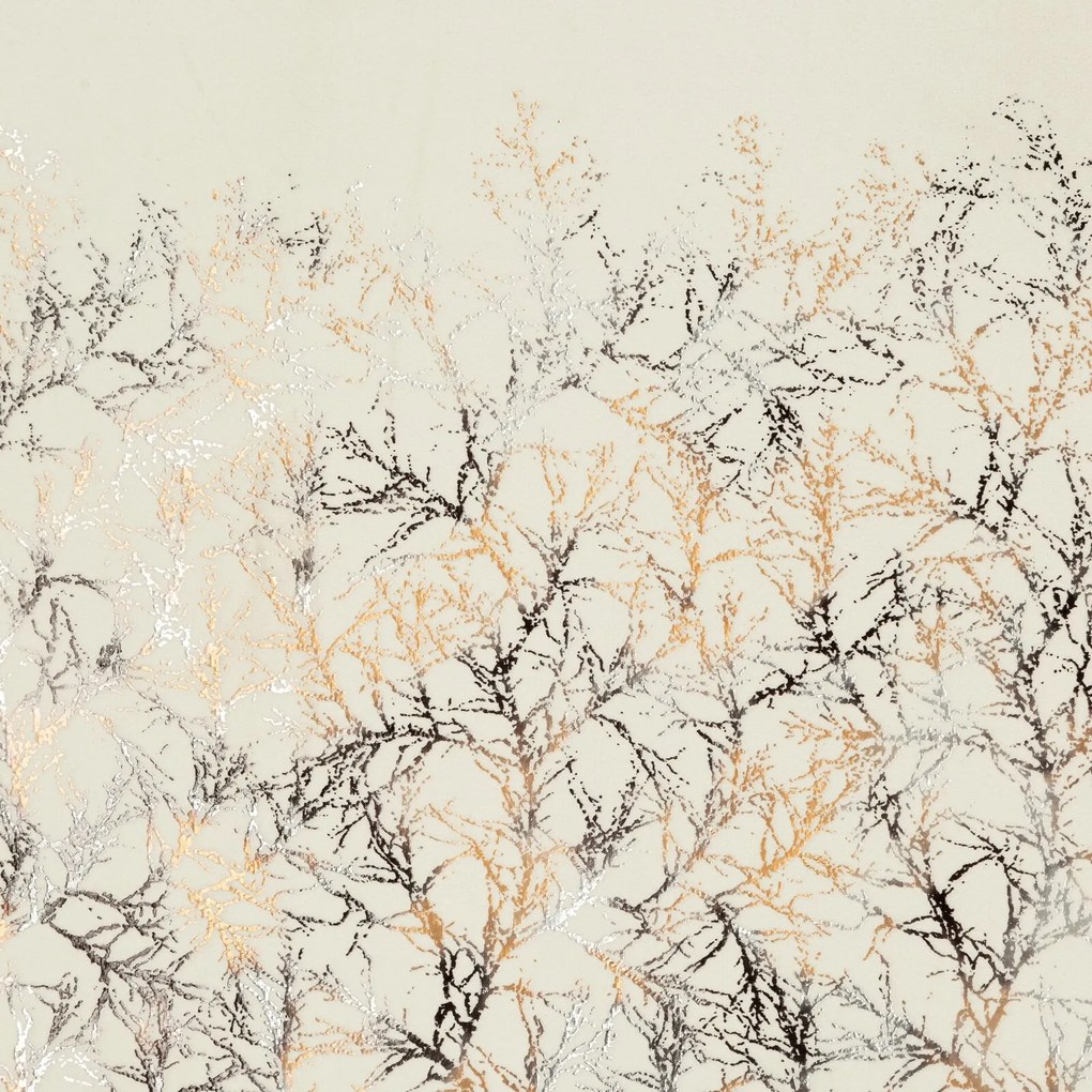 ZATEMŇOVACÍ ZÁVĚS NA KROUŽCÍCH TORI 140X250 CM VZOROVANÁ