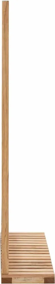 Koupelnové zrcadlo 60 x 12 x 62 cm masivní ořechové dřevo 247605
