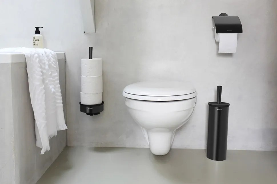 Brabantia WC štětka s držákem černá