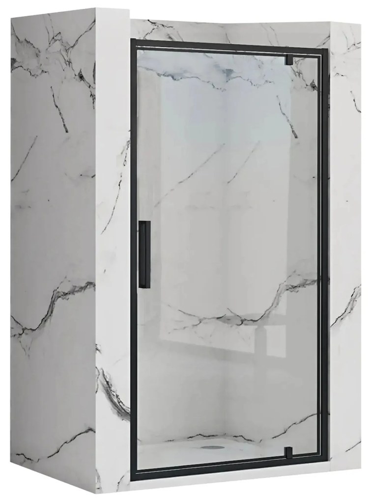 Rea - RAPID SWING jednokřídlé sprchové dveře, černý, 70 x 195 cm, REA-K6407