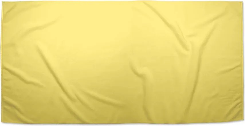 Sablio Ručník Světle žlutá - 70x140 cm