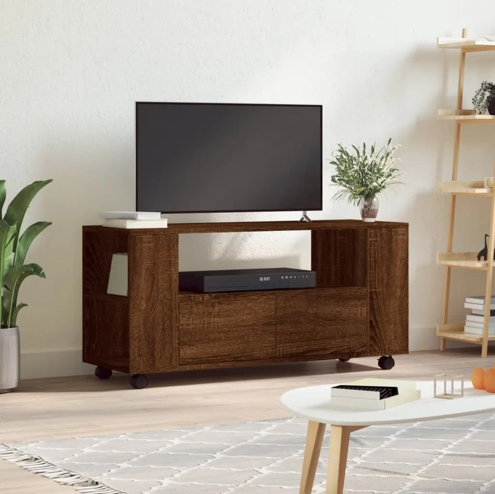 vidaXL TV skříňka 102 x 34,5 x 43 cm kompozitní dřevo [833747] Barva: šedá sonoma