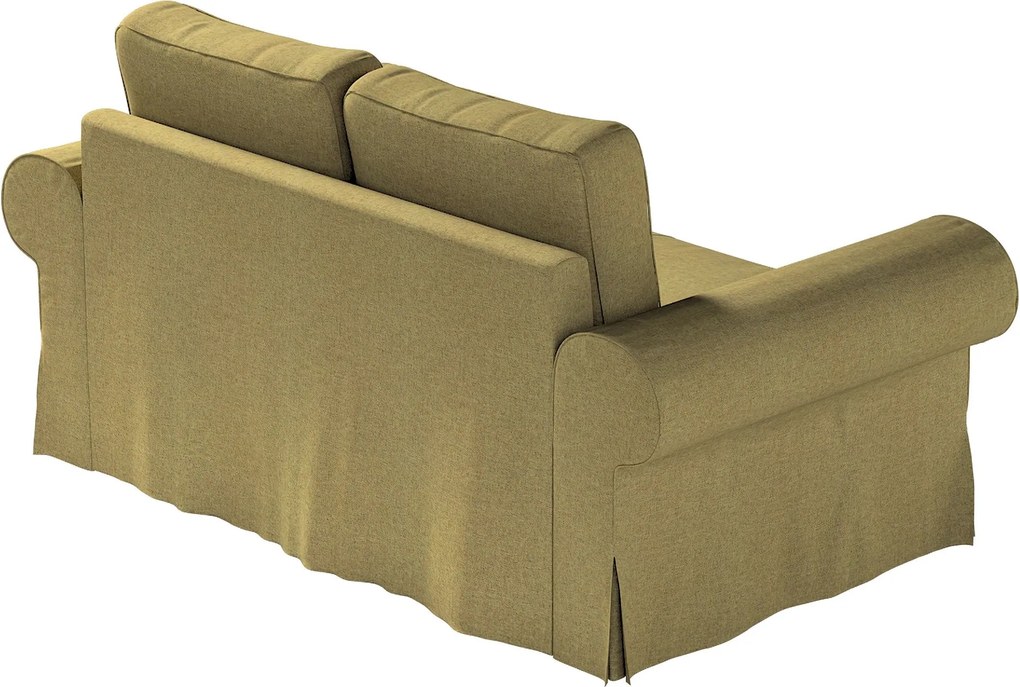Potah na pohovku IKEA Backabro 2-místná, rozkládací barva zelená látka pletený vzor