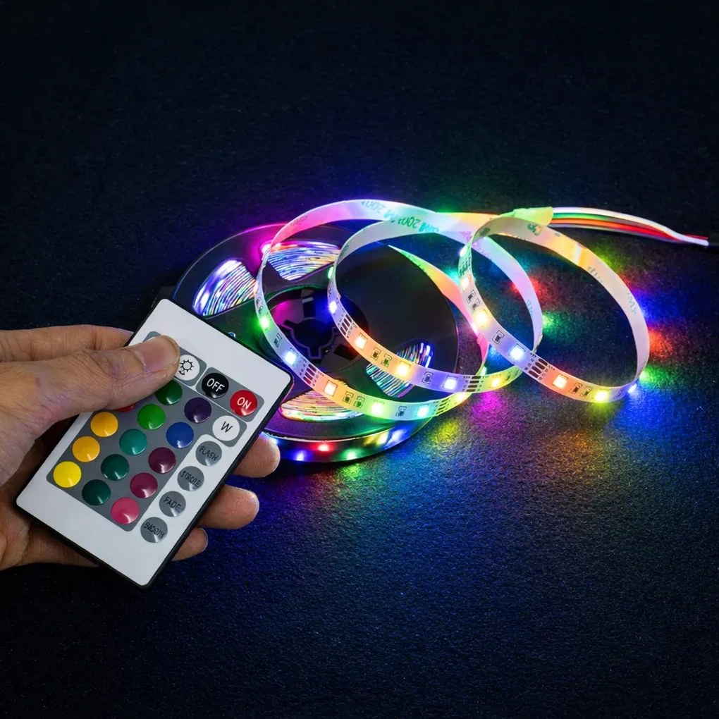 Zaparkorun LED RGB pásek za televizi - 5 m