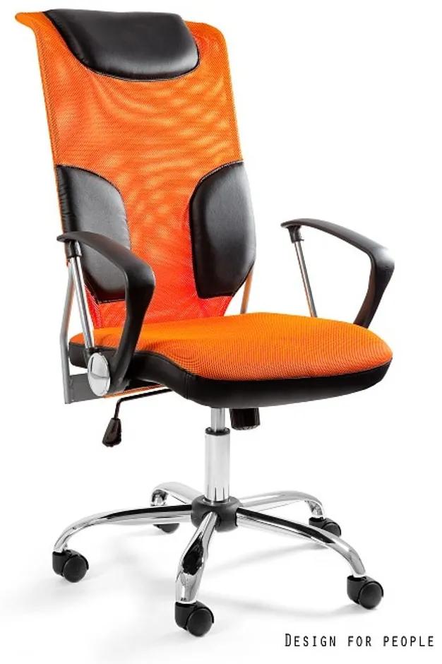 UNIQUE Kancelářská židle Thunder, oranžová