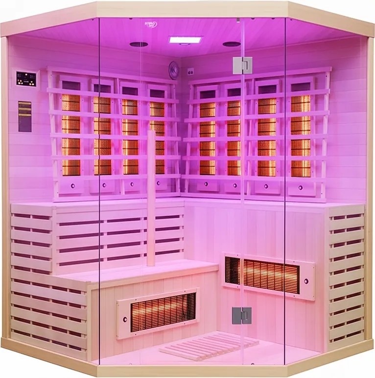 BPS-koupelny Infrasauna Relax HYD-3945 180x180, 5-6 osob