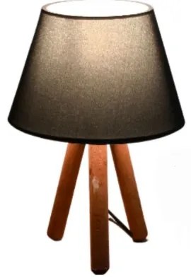 Stolní lampa AYD 1xE27/40W/230V hnědá/antracit