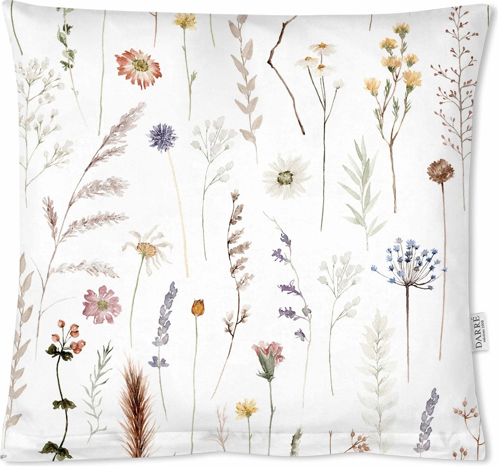 Pohankový polštářek Boho kvítí od Darré Velikost: 40 x 40