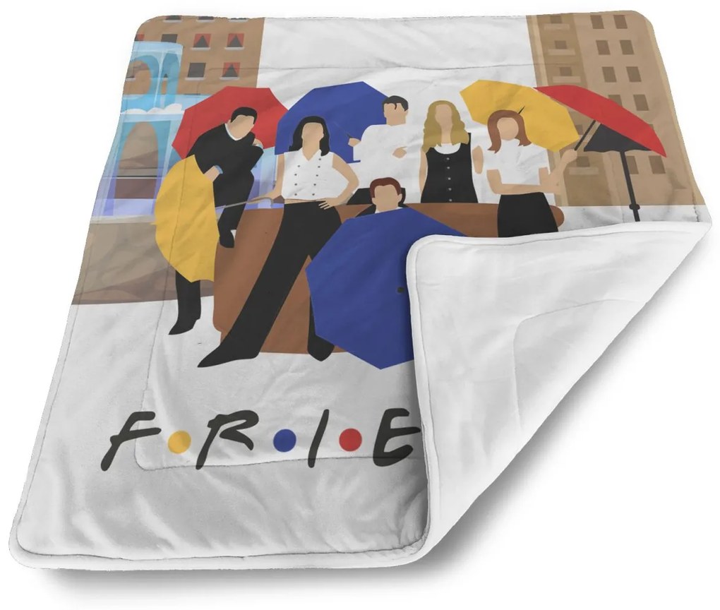 Sablio Deka pro miminko Seriál přátelé FRIENDS Gauč u fontány - 80x100 cm