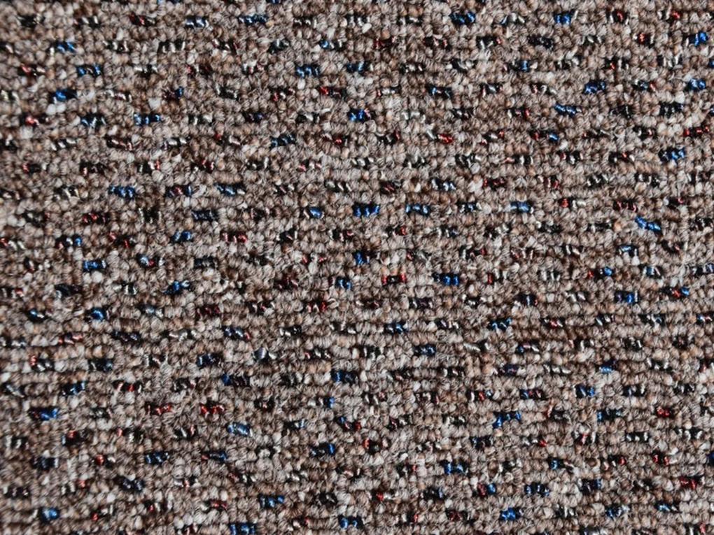 Zátěžový koberec Timzo New Techno 3516 hnědý Šíře role: 5 m