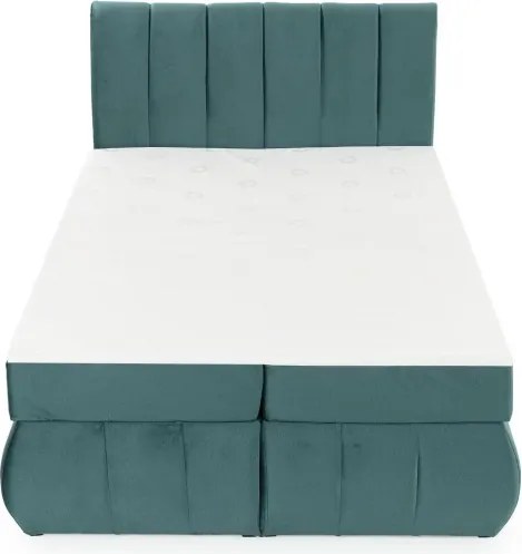 Postel Boxspring Vincenzia 200x180, růžová (Mat Velvet 63 - BVI 17)
