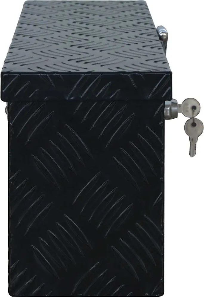 Hliníkový box 485 x 140 x 200 mm černý 144845