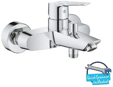 Grohe QuickFix Start - Vanová nástěnná baterie, chrom 24206002