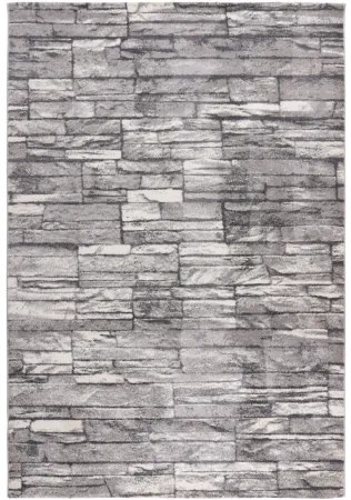 Koberce Breno Kusový koberec TRENDY 404/silver, Šedá, Vícebarevné, 120 x 170 cm