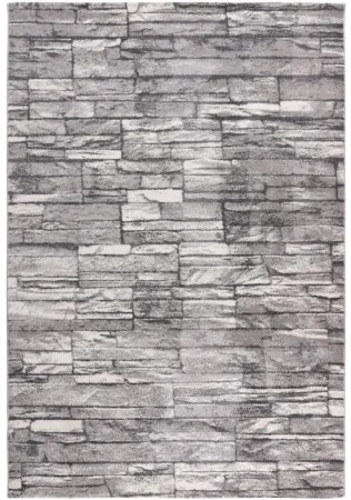 Koberce Breno Kusový koberec TRENDY 404/silver, Šedá, Vícebarevné, 200 x 290 cm