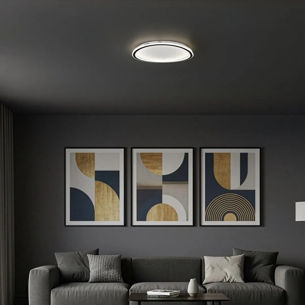Stropní LED svítidlo Cali Round, 1x LED 30w, 4000k, b