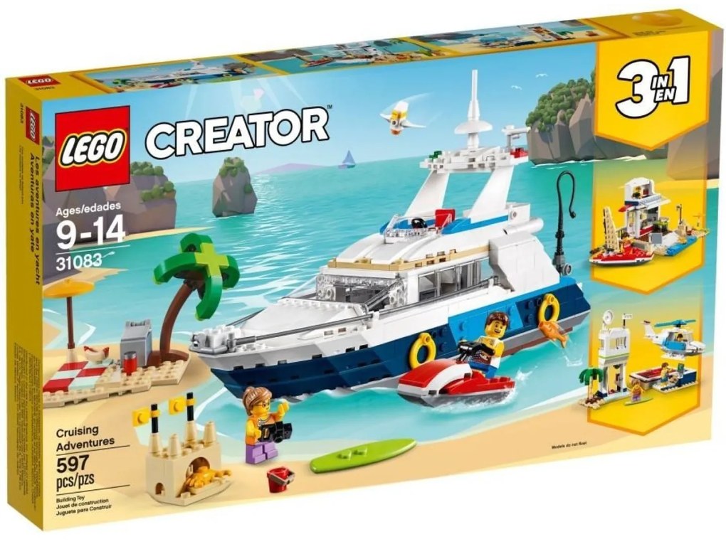 Stavebnice lego creator 31083 dobrodružná plavba