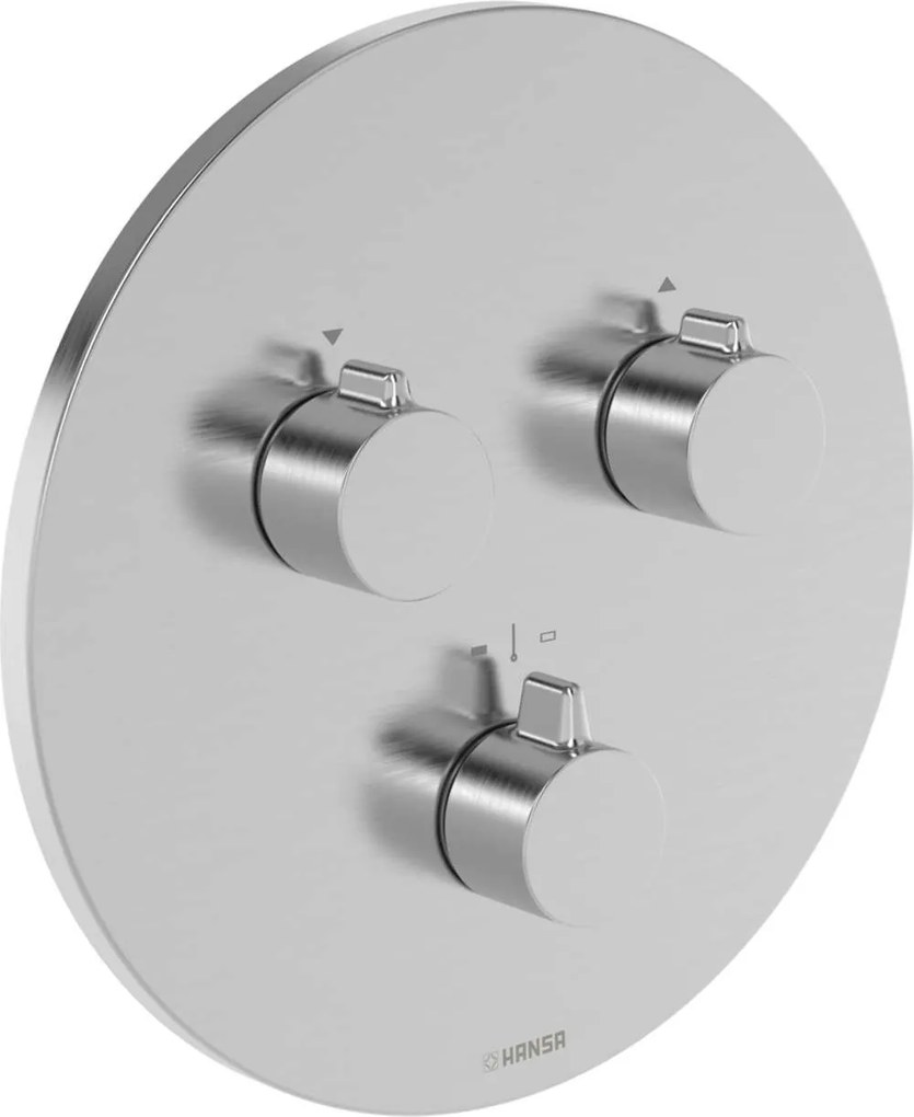 Hansa EasyMix - Baterie pod omítku, pro 2 spotřebiče, broušená ocel 8872905280