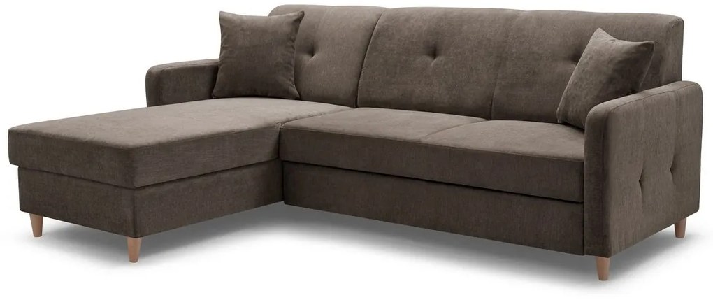 Casarredo - Komfort nábytek Rohová sedací souprava MIKOLA rozkládací s úložným prostorem, Orino 29 | Umístění rohu: roh na levé straně