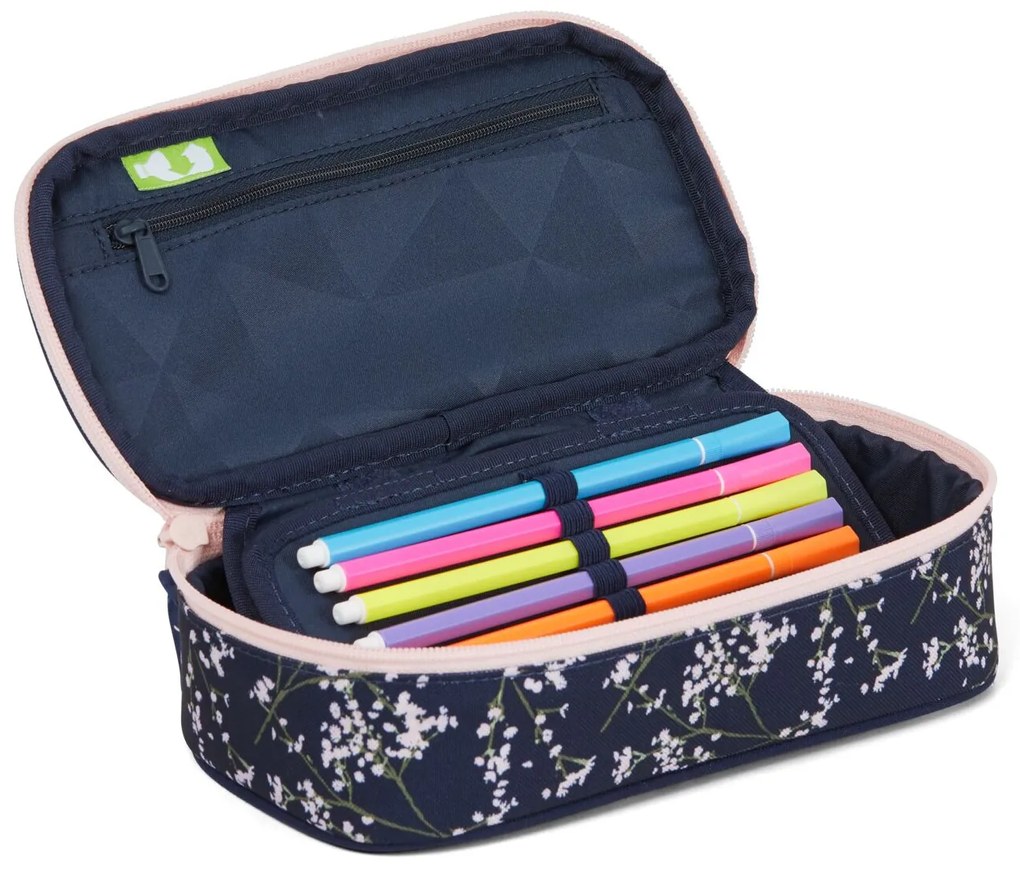 Penál Ergobag Satch - Bloomy Breeze