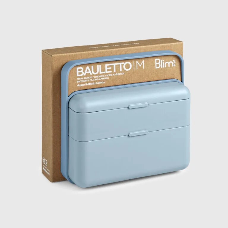Box na obědy 2 patra BAULETTO modrý Blim+