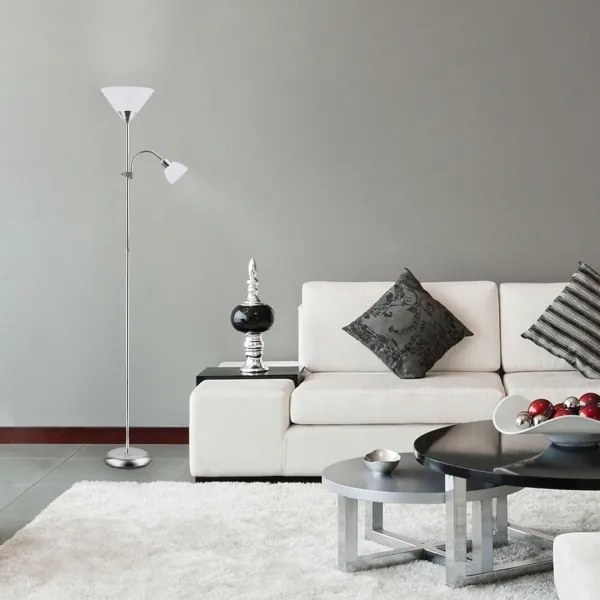 Rabalux 4064 - Stojací lampa ACTION 1xE27/100W/230V + 1xE14/25W