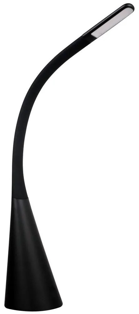 Polux LED Dotyková stmívatelná USB stolní lampa ELEGANCE 7W/230V černá SA1012