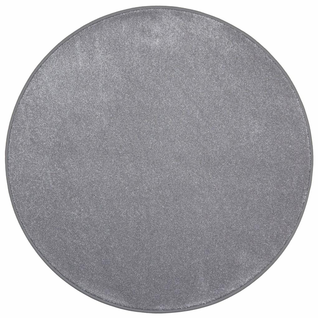Vopi koberce Kusový koberec Apollo Soft šedý kruh - 160x160 (průměr) kruh cm