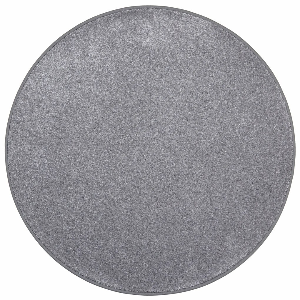 Vopi koberce Kusový koberec Apollo Soft šedý kruh - 80x80 (průměr) kruh cm