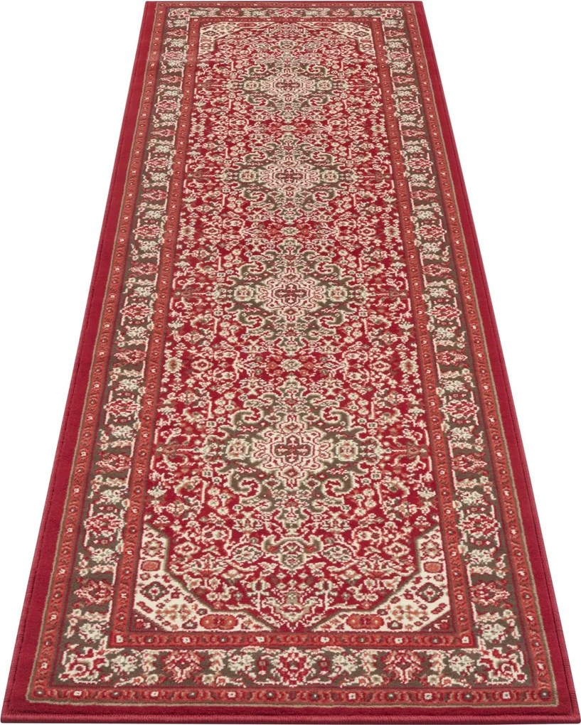 AKCIA: 80x250 cm Kusový koberec Mirkan 104098 Oriental red, červená, chodba / predsieň, Hanse Home