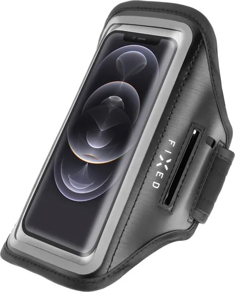 FIXED Armband sportovní pouzdro na ruku pro smartphony až 6.7" černé