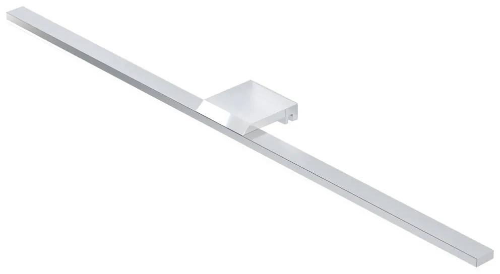 LED zrcadlové světlo Triga IP44, chrom, 60 cm, 3 000 K