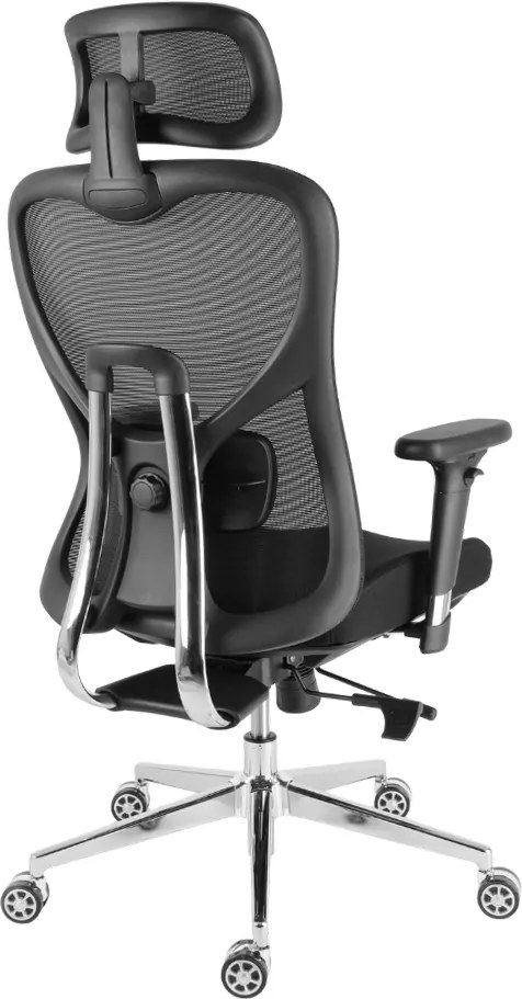 Kancelářská ergonomická židle Neoseat JAMES — černá, nosnost 150 kg