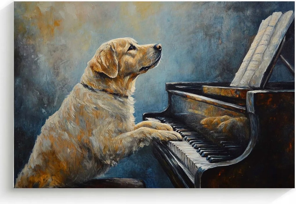 Obraz Na Plátně Plátno Bavlna Bavlněný Uv Tisk 120x80 cm Labrador