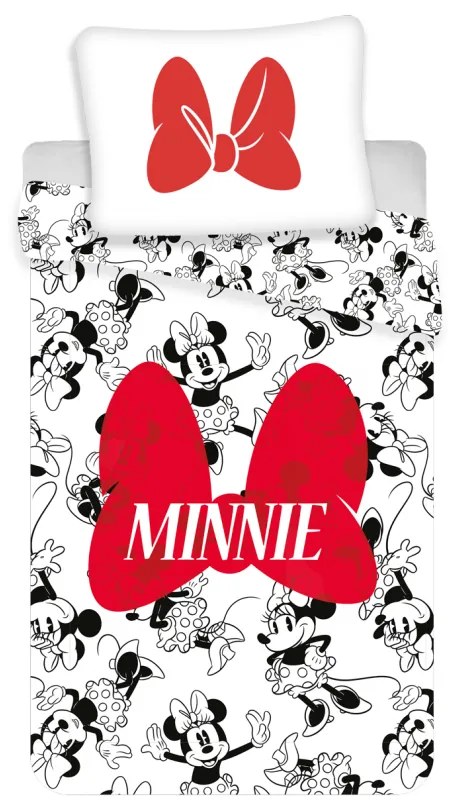 Povlečení Minnie red bow 140x200, 70x90 cm