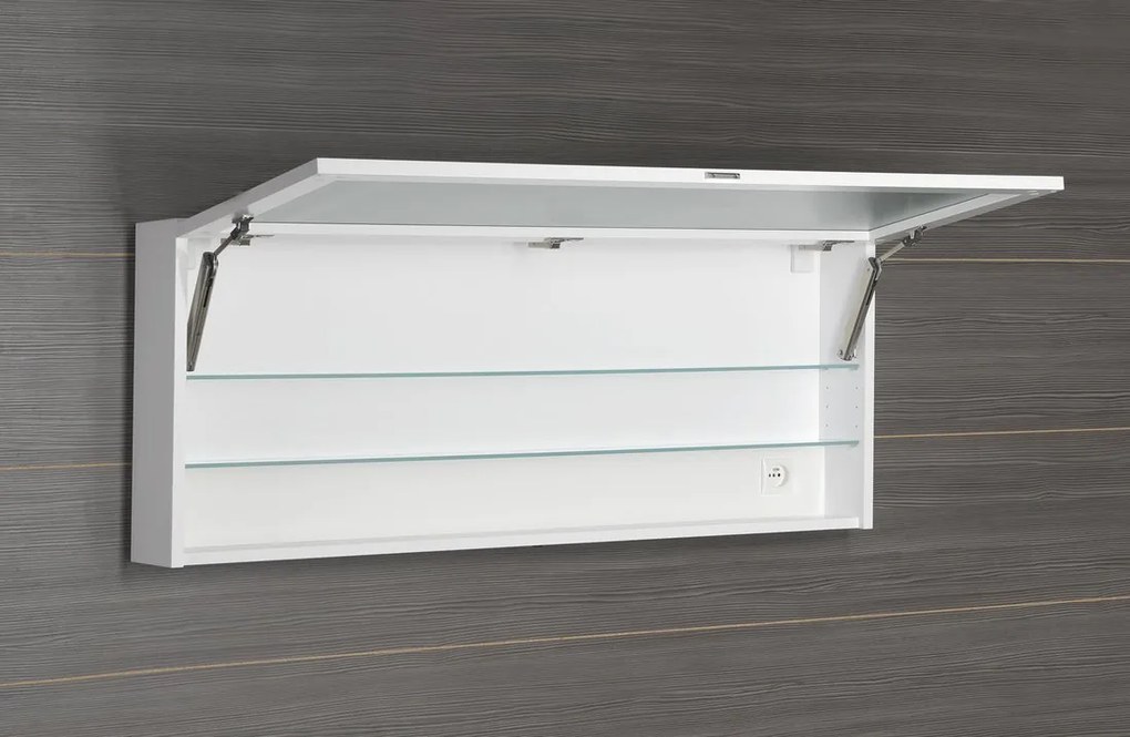 Sapho Sapho, CLOE galerka s LED osvětlením, 120x50x18cm, bílá (CE120), CE120-0030