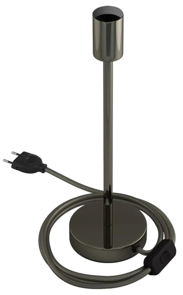 creative cables Kovová stolní lampa Alzaluce Velikost: 20 cm, Barva: Chrom