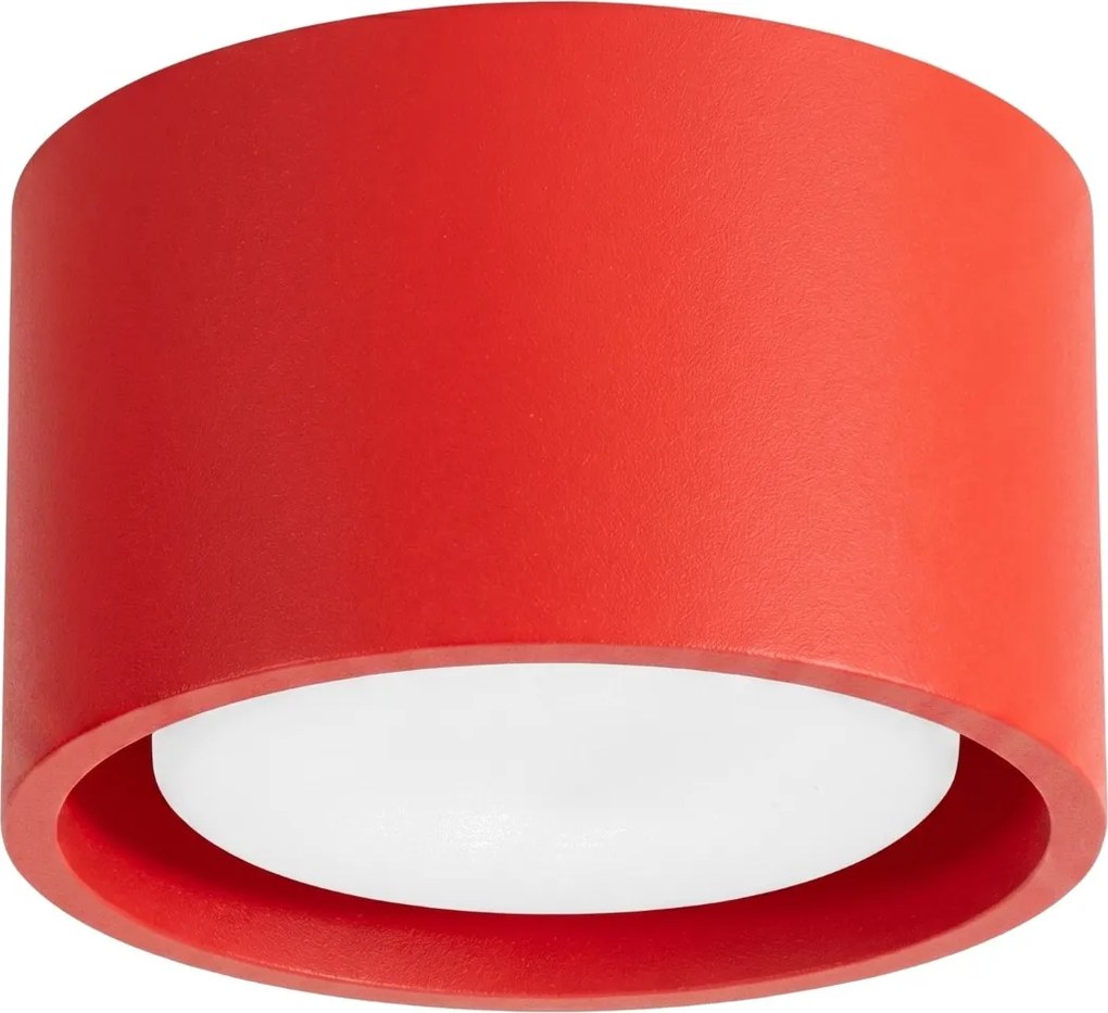 Sollux Lighting Stropní svítidlo MODO 1 červené GX53