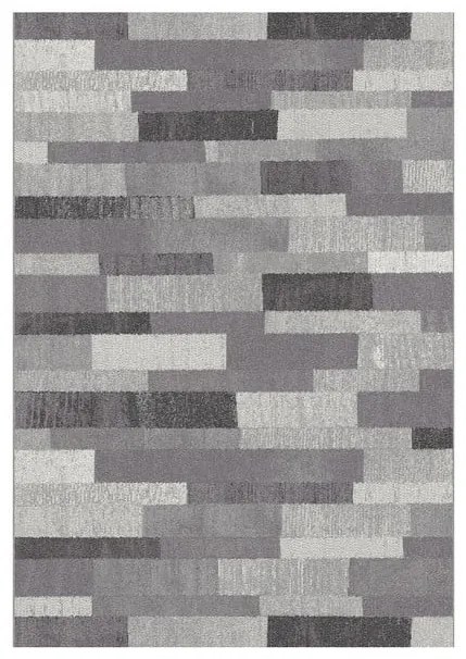 Šedý koberec Universal Adra Grey, 57 x 110 cm
